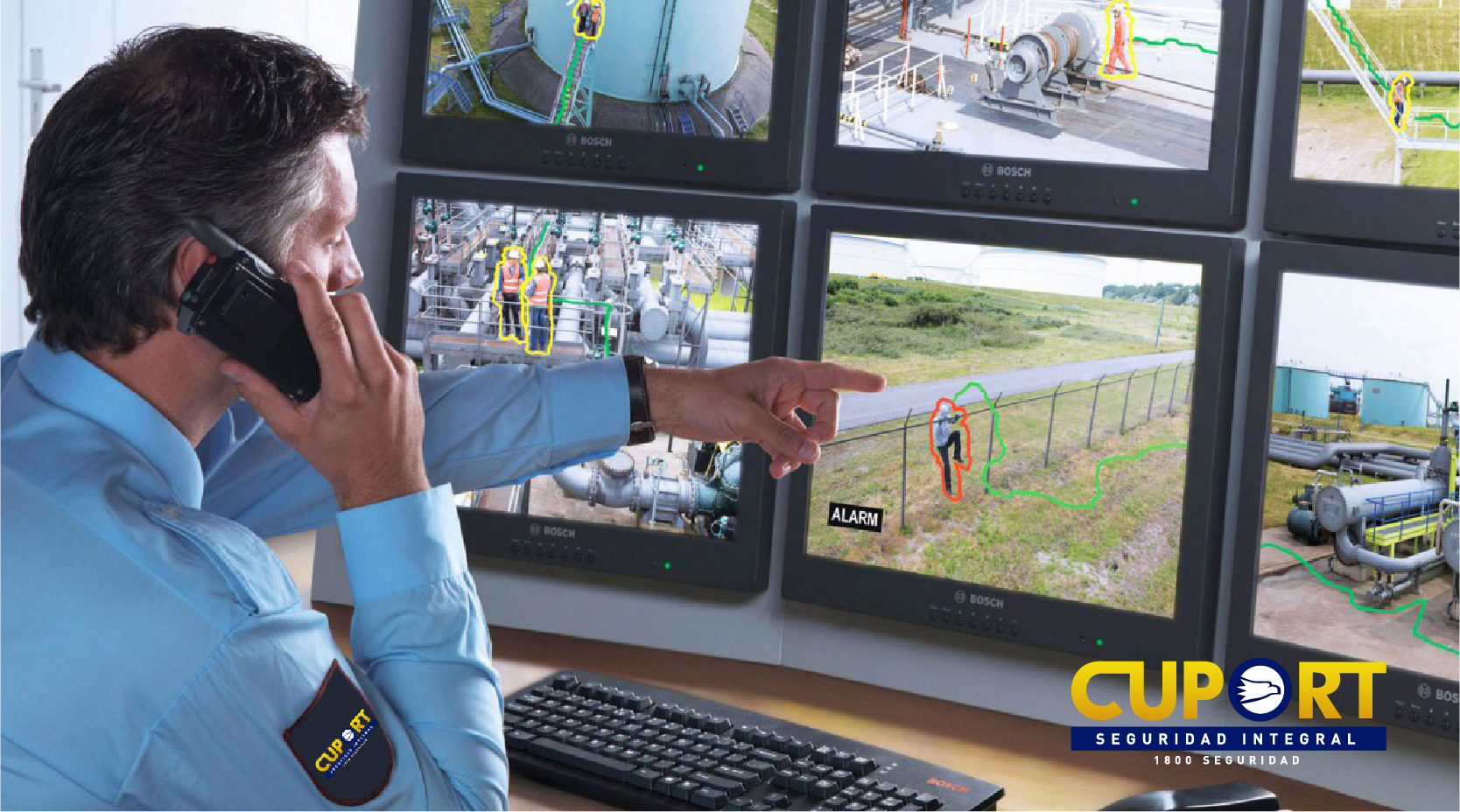 Monitoreo CCTV y Alarmas - Cuport Seguridad